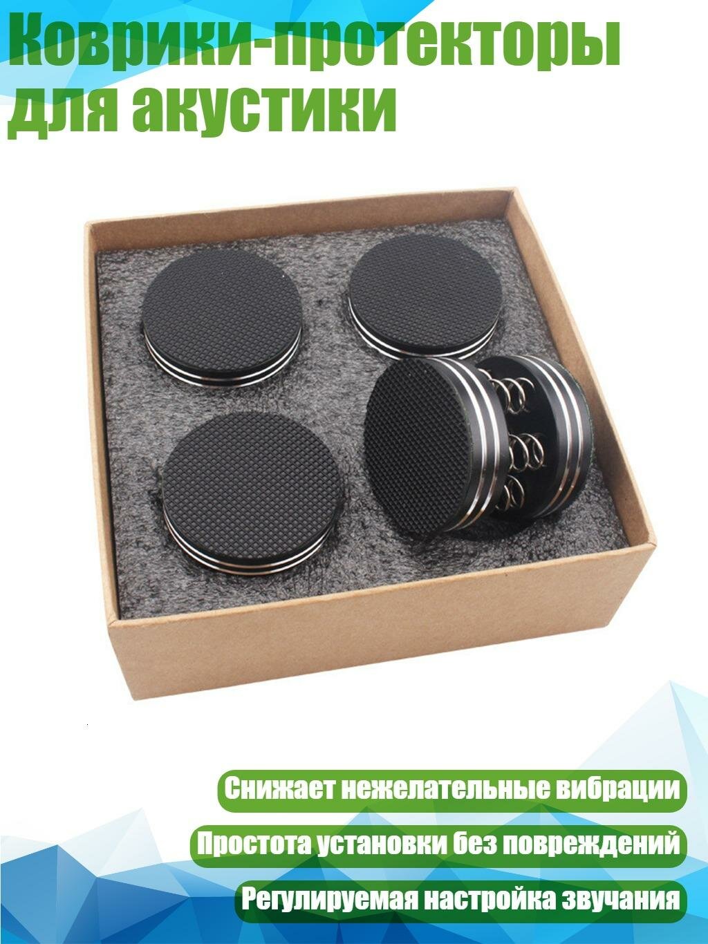 Коврики-протекторы для акустики, Черный