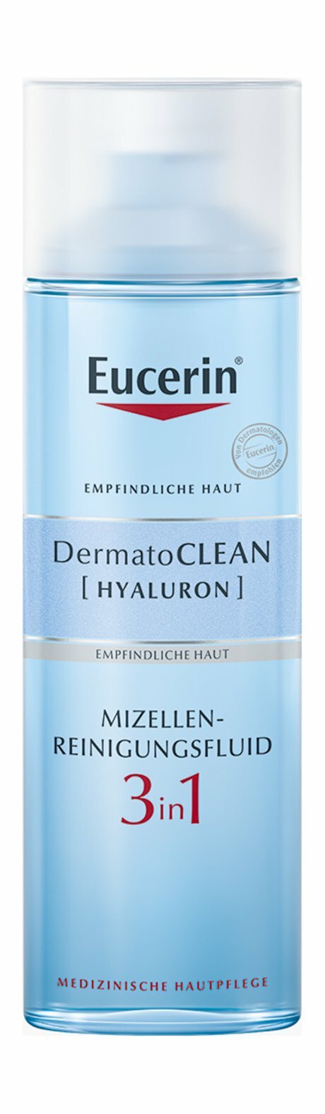 Eucerin DermatoClean [Hyaluron] Mizellen-Reinigungsfluid 3-in-1 Лосьон для лица 200 мл/гр