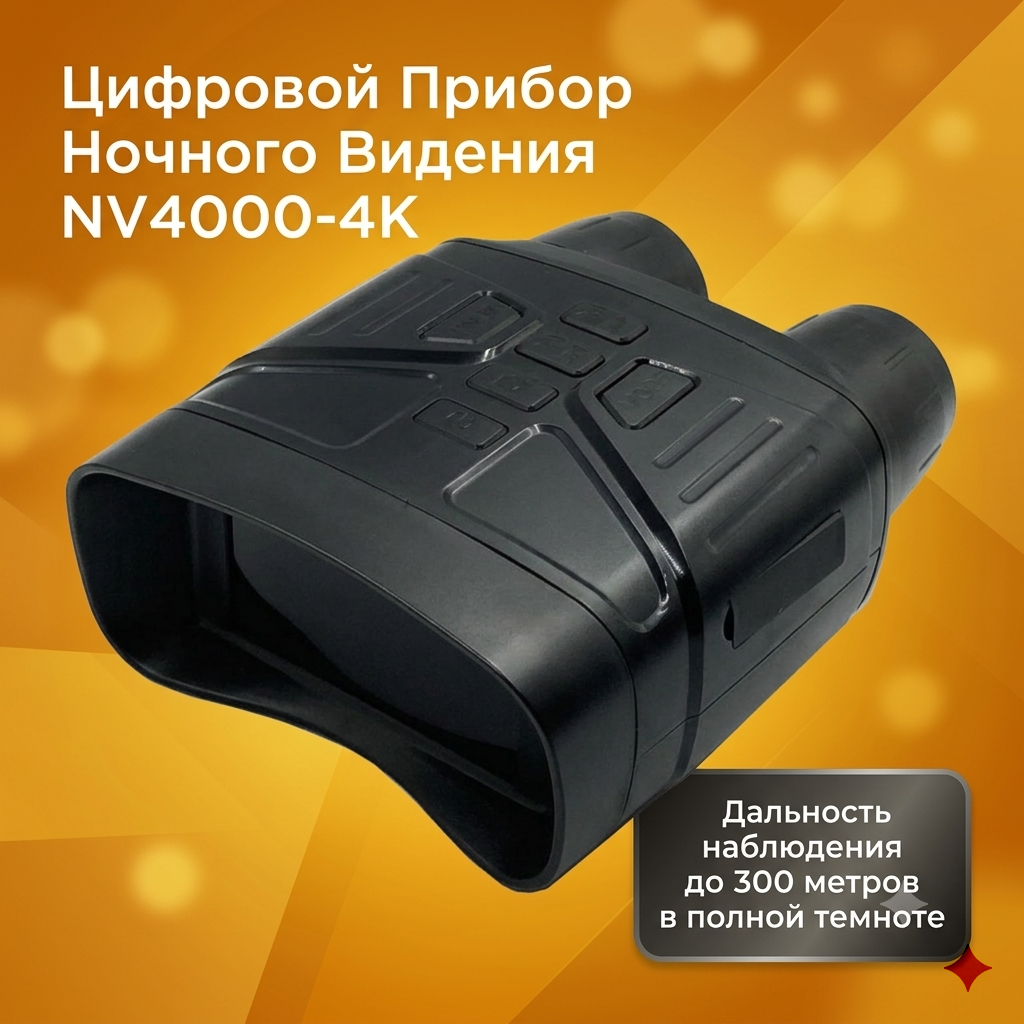 NV4000-4K инфракрасный бинокль ночного видения 4K охотника