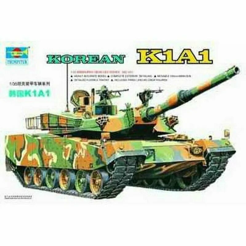 Trumpeter 00331 1/35 Корейский основной боевой танк K1A1 Пластиковая модель