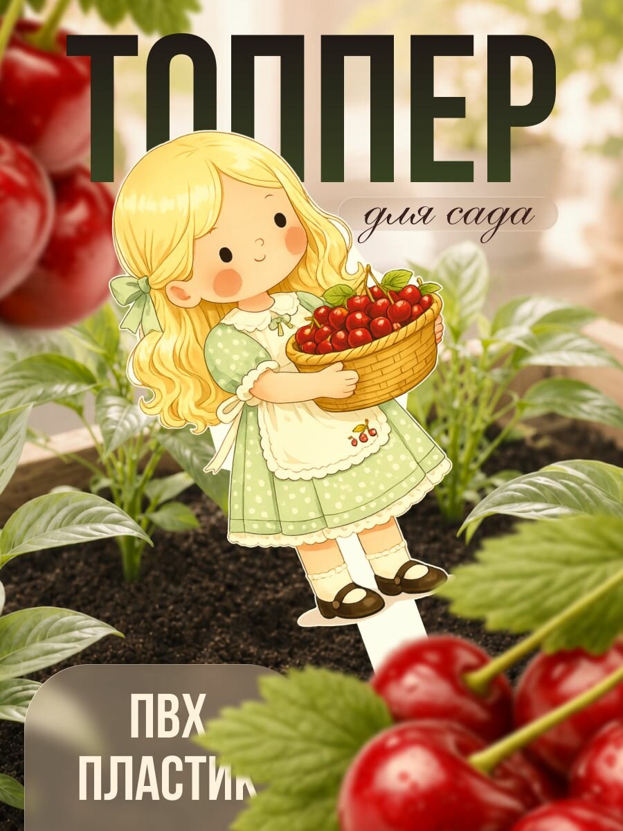 Фигурки для сада Девочка Вишня милая девочка