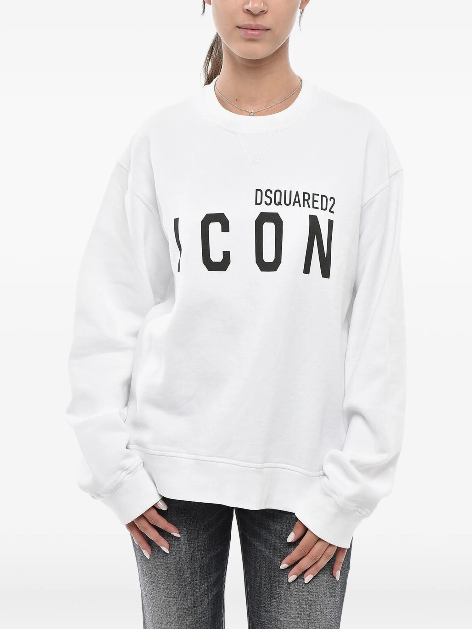 Толстовка Icon logo-print sweatshirt