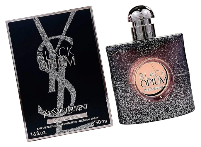 Парфюмерная вода Ysl Black Opium Nuit Blanche для женщин 50 мл / Блэк Опиум