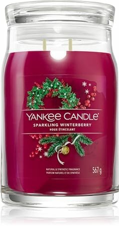 Свеча Yankee Candle Sparkling Winterberry Signature, 567 г