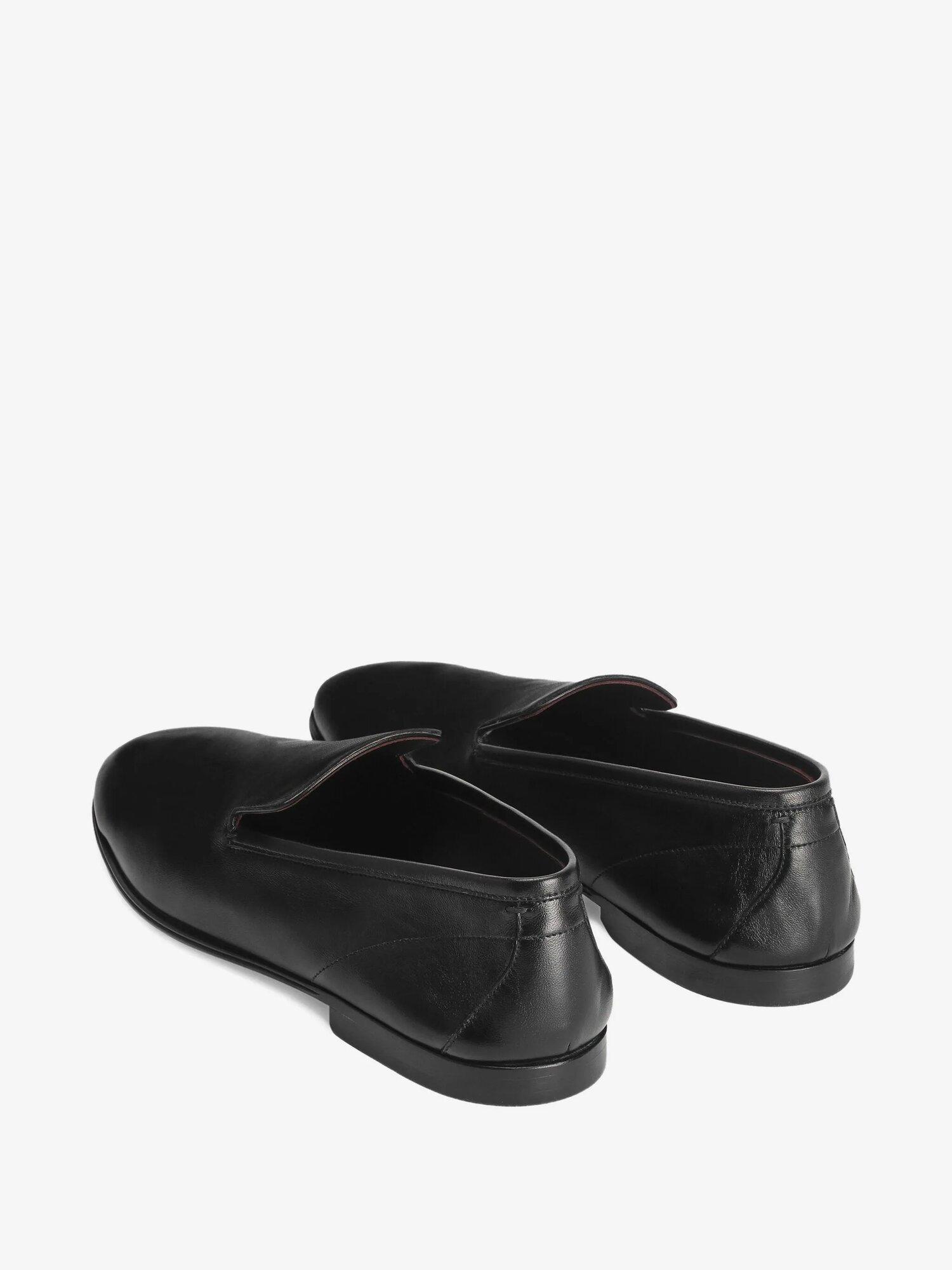 Лоферы DOLCE & GABBANA Slip-on leather loafers, размер 40 EU — фото 1