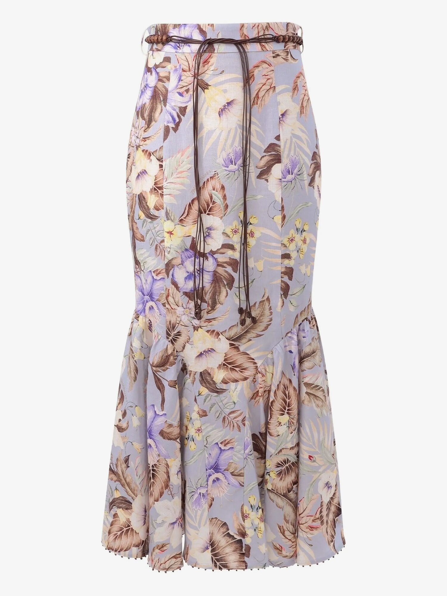 Юбка Floral-print flared midi skirt