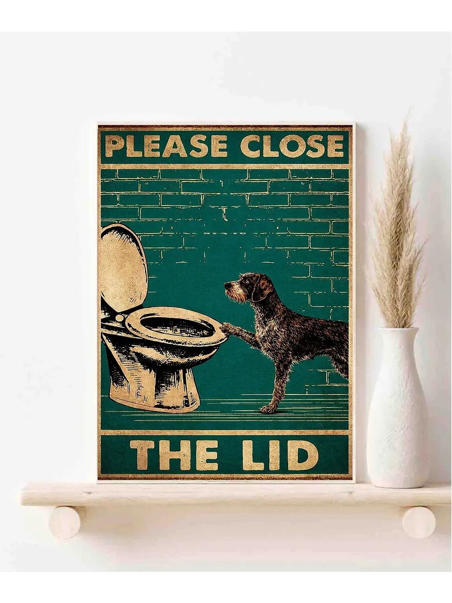 Немецкий жесткошёрстный пойнтер, Close the Lid, Плакат 30x4