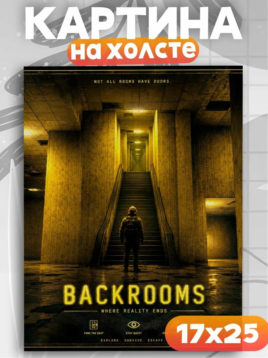 Картина на стену Backrooms