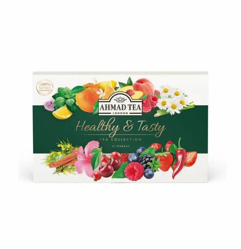 Ahmad Tea Чай в конвертах Helthy&Tasty, 8 вкусов, 40 пак