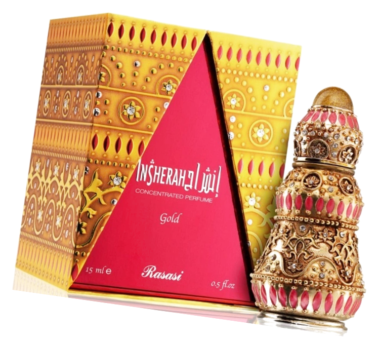 Женские духи на масляной основе Расаси Иншера Голд / Rasasi Insherah Gold 15 мл