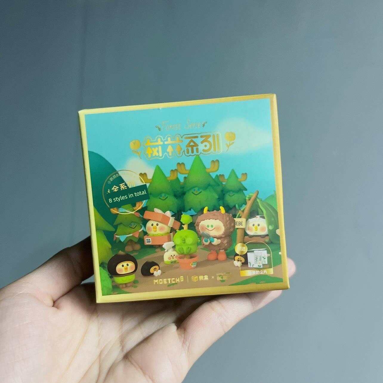 Одиночный мини-слепой бокс BEBE Forest Series с фигуркой попугая, очаровательный рождественский подарок для