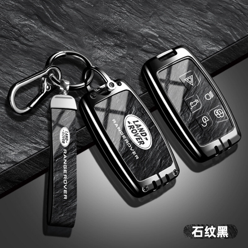 Чехол для ключа Land Rover с веревкой A02 и пряжкой для Range Rover, Discovery Sport, Velar, Defender, Evoque -
