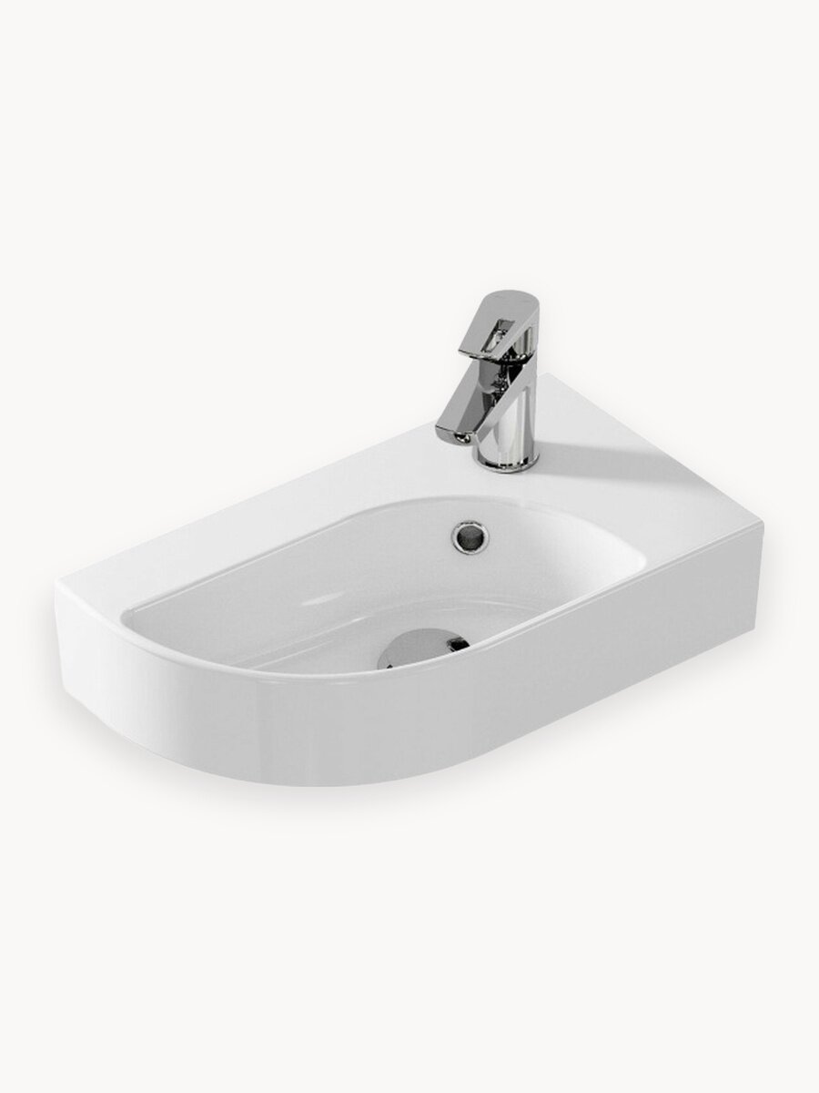 Раковина подвесная Cersanit CAMEO 45 правая 1 отв.