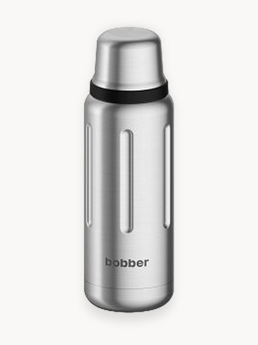 Bobber/Термос для чая Flask 1 литр/матовый/держит тепло до 48 часов/с глухой пробкой