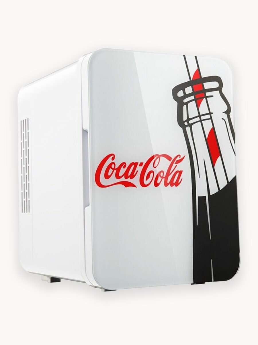 Мини холодильник для напитков и косметики, белый,6 л