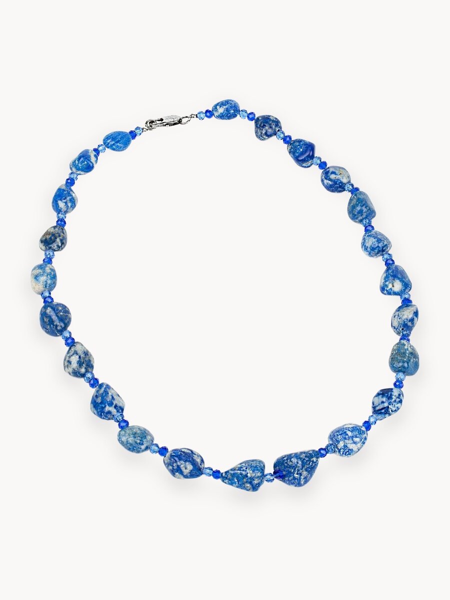 Бусы, лазурит