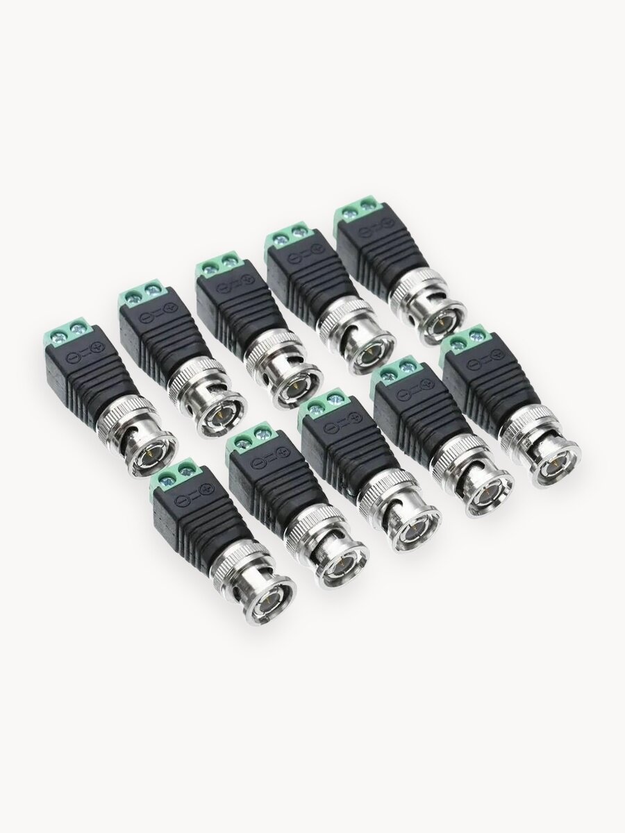 Разъём BNC под винт с клеммной колодкой (10 штук)