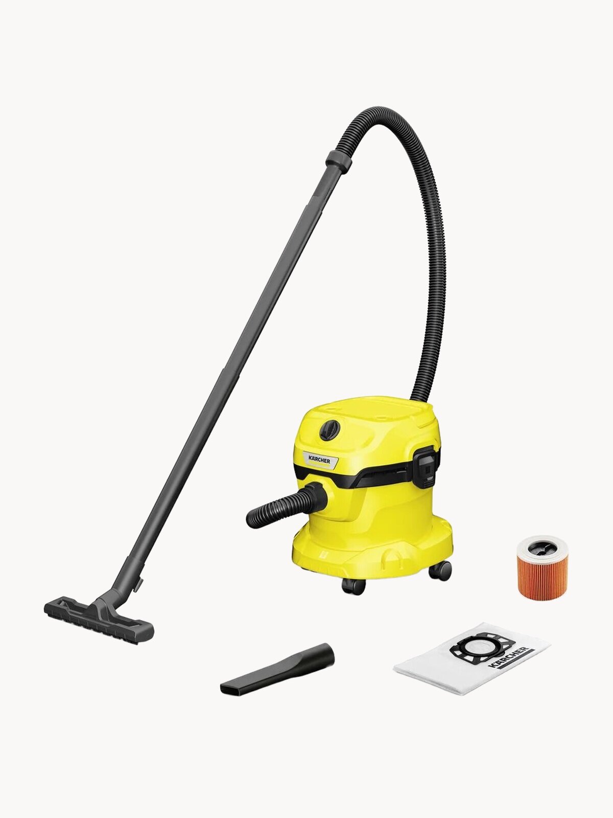 Хозяйственный пылесос Karcher WD 2 Plus V-12/6/18/C (YYY) EU 1.628-015.0 для удаления мусора