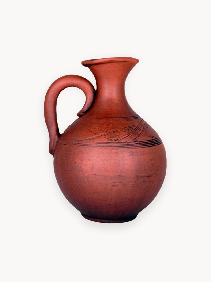 Кувшин грузинский малый + глазурь, глина, керамика, ручная работа