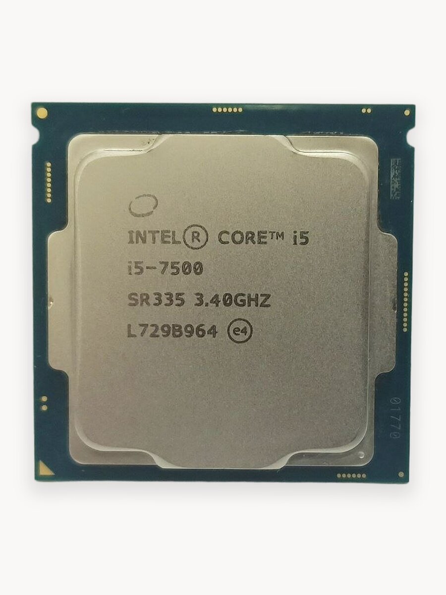 Процессор Intel Core i5 7500, OEM, 4-ядерный, частота 3400 Мгц, OEM