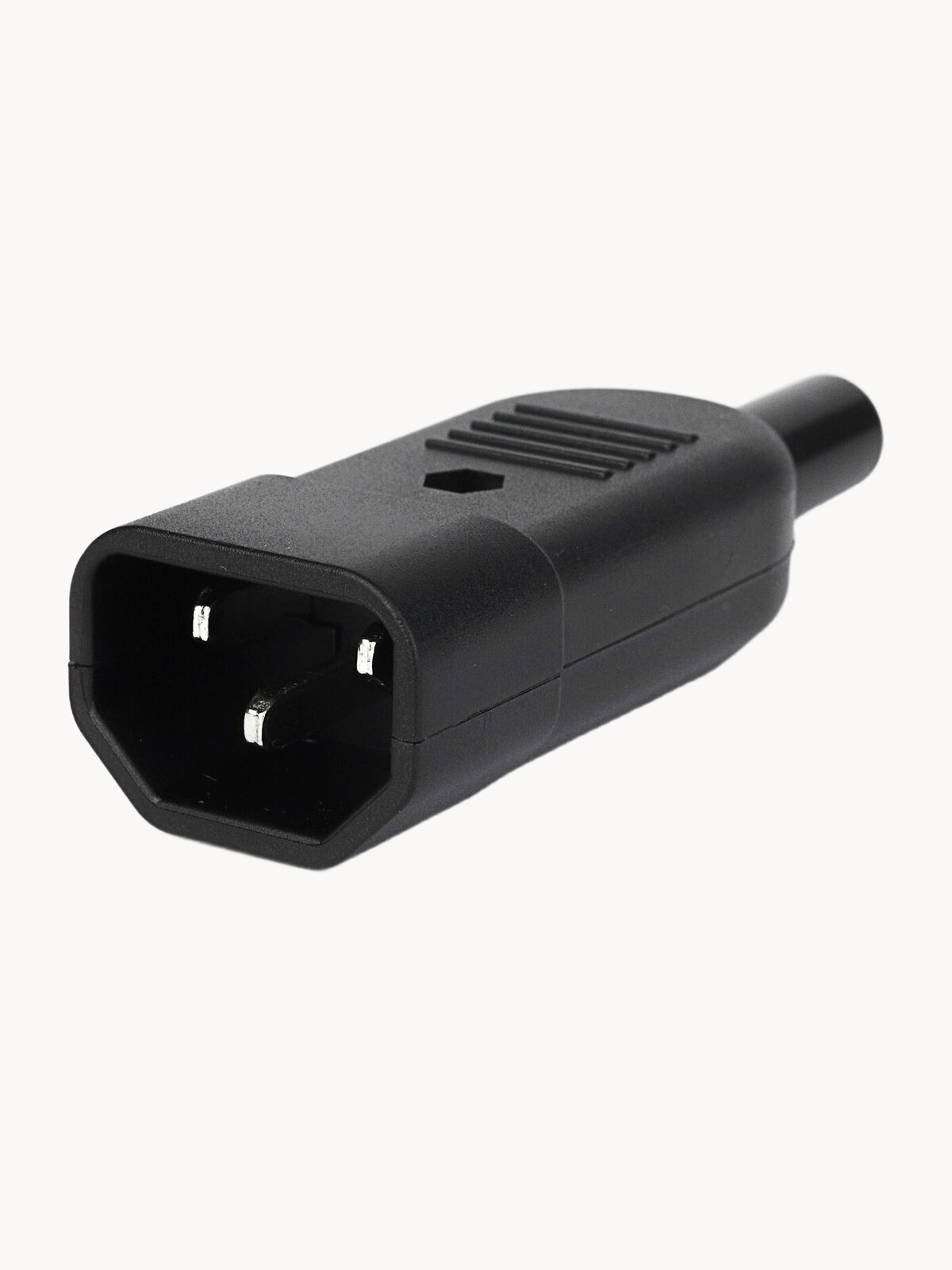 Разъем IEC C14 16A 250v штекер (вилка "папа") для ПК, асика, майнера, удлинителя и другого оборудования