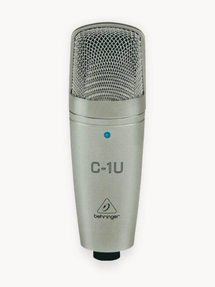 Микрофон Behringer C-1U cтудийный конденсаторный (кардиоида) с USB выходом и комплектом программного обеспечения
