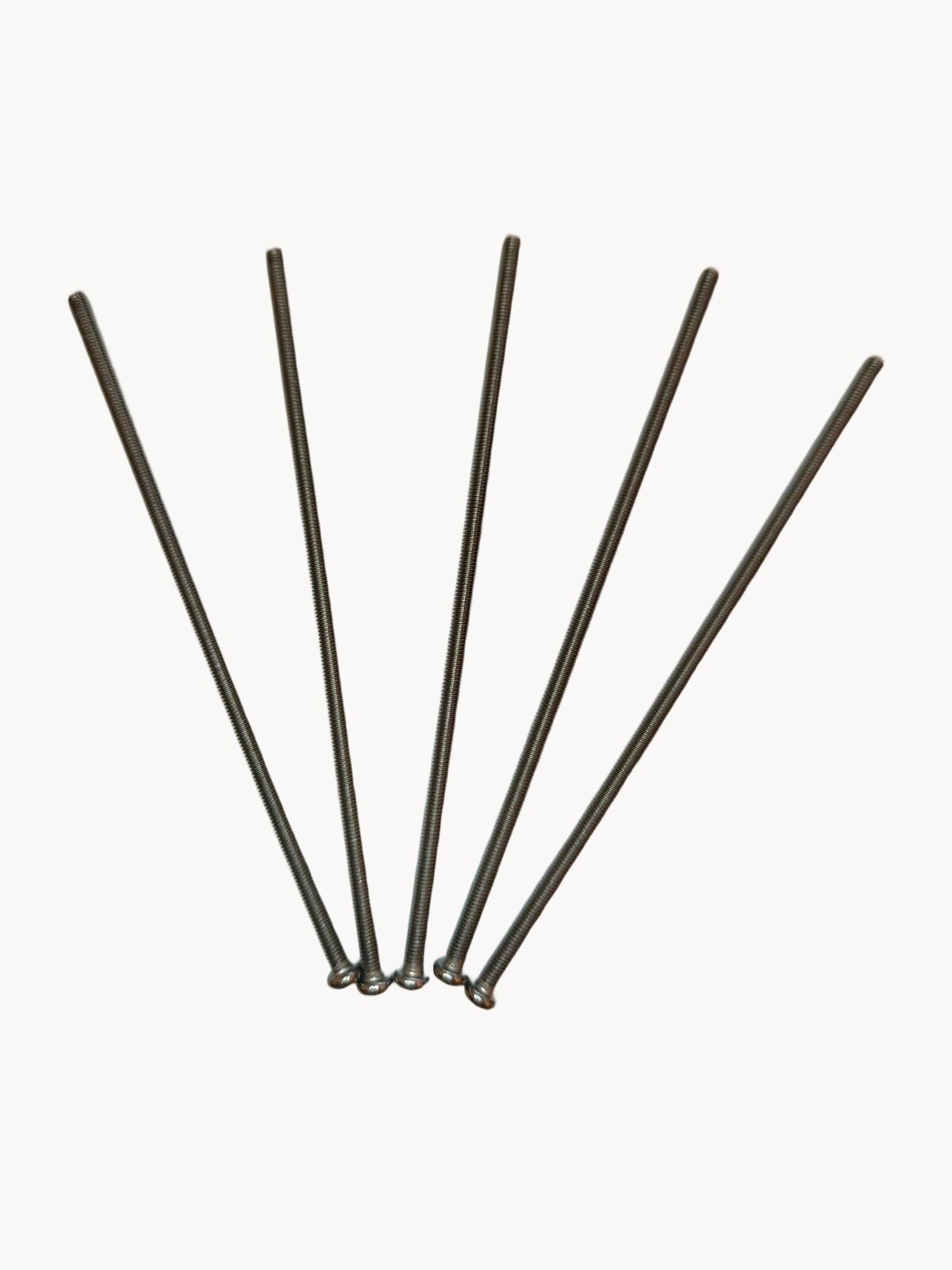 Винт оцинкованный с полуцилиндрической головкой М3х100 мм, DIN7985 (5 штук)