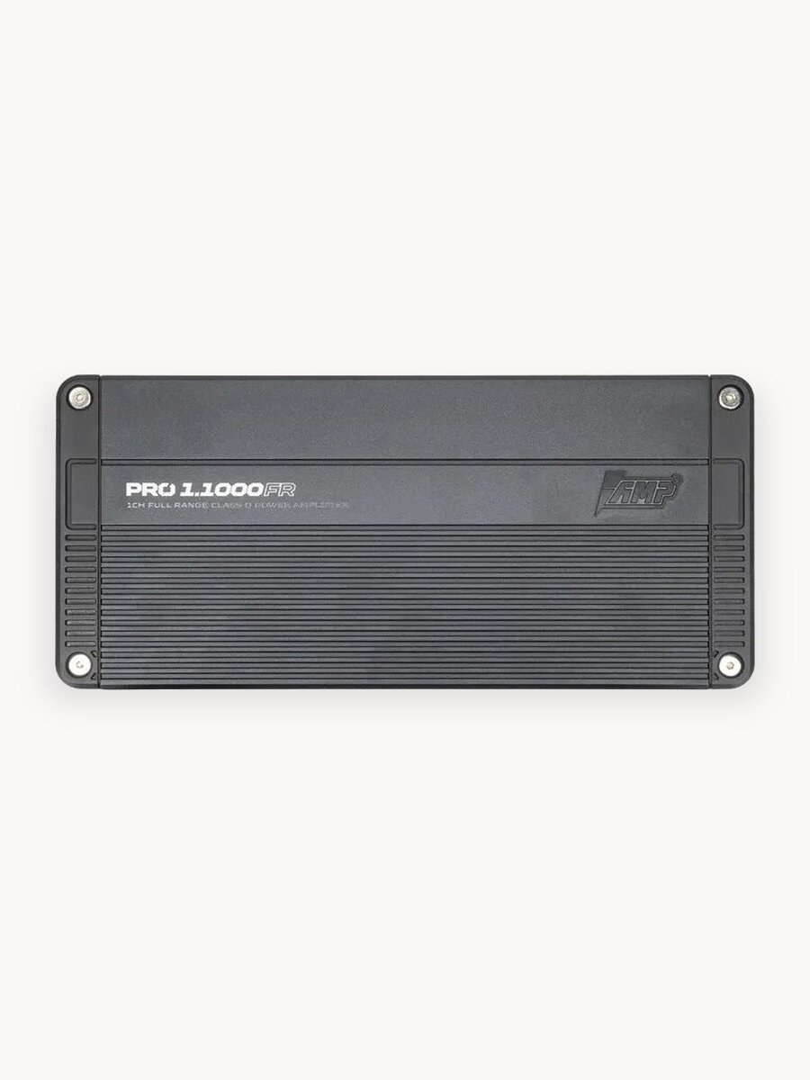 Усилитель автомобильный AMP PRO 1.1000FR, класс D, 1 канал, черный