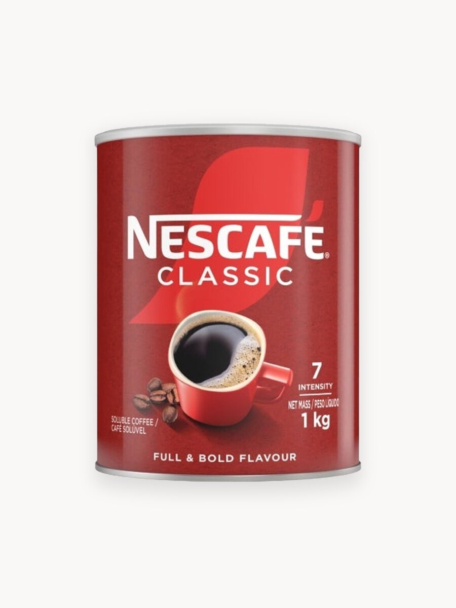 Кофе растворимый Nescafe Classic ж/б, 1000г, Турция