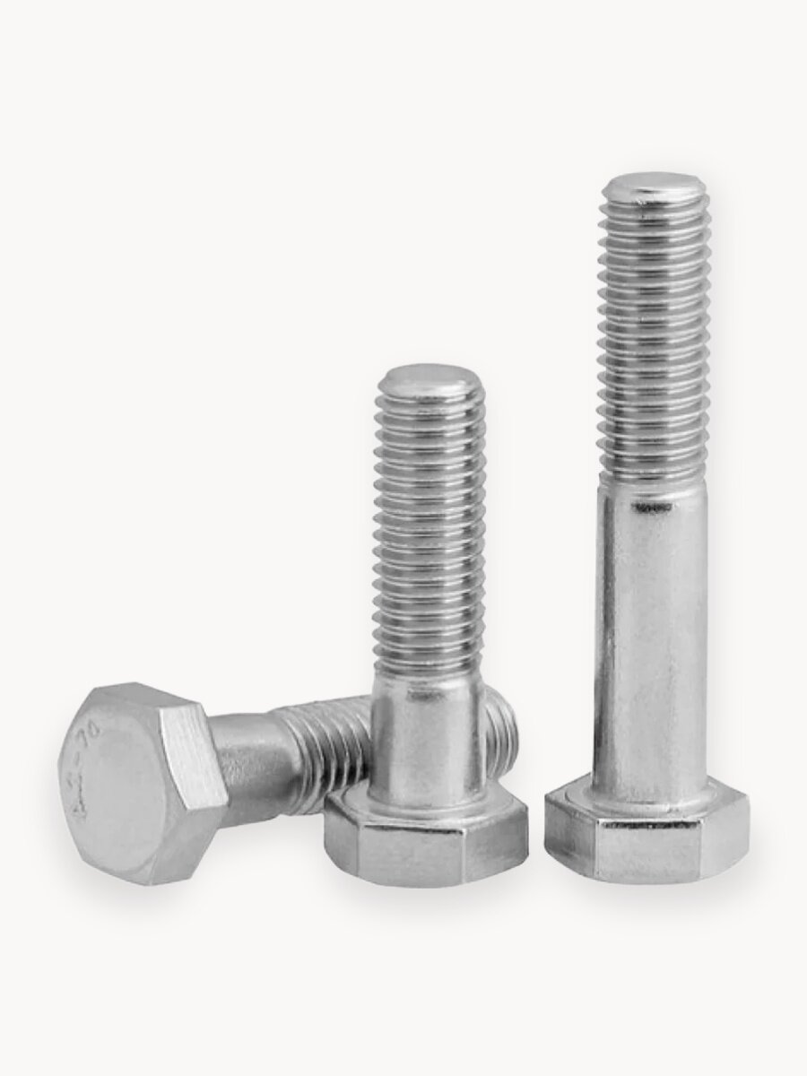 Болт М8х55 ГОСТ 7798-70 с неполной резьбой, оцинк (10 шт.) МС