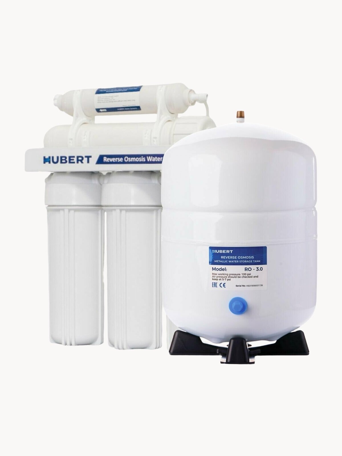 Обратный осмос Hubert FE-105 KZ (RO 50g), 5 ступеней очистки