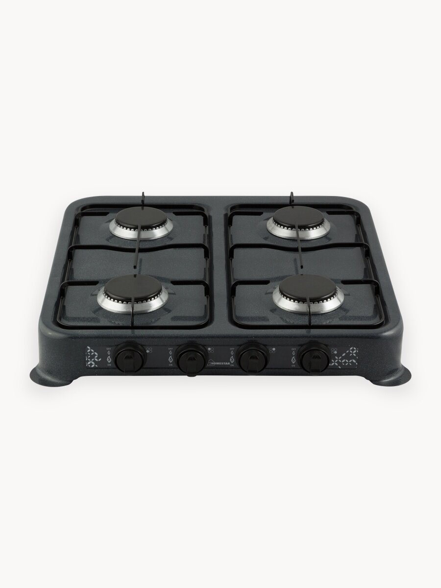Газовая плита настольная для подключения к баллонному газу HOMESTAR HS-1204