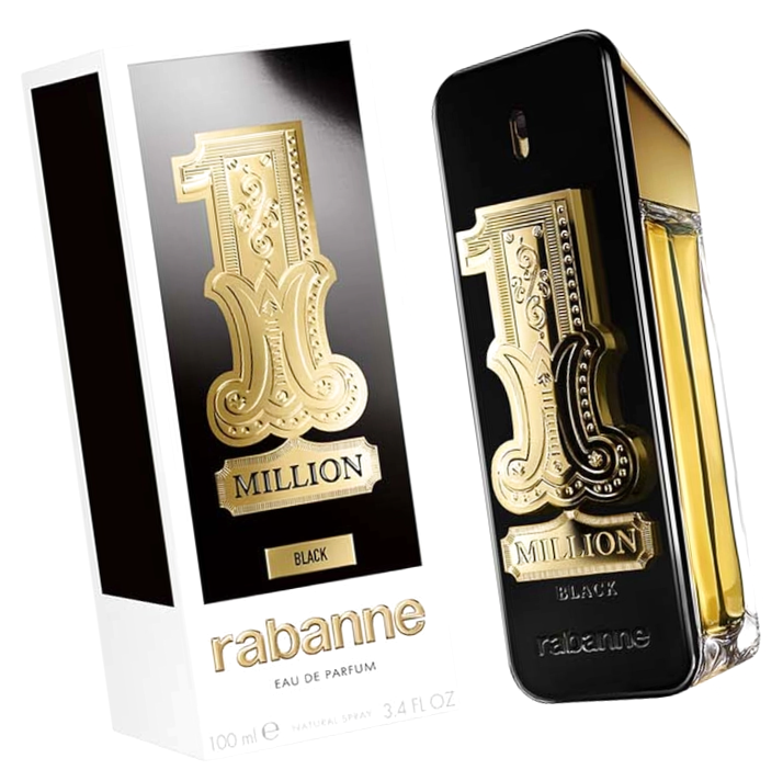 Пако Рабан 1 Миллион Блэк мужская парфюмерная вода 50 мл - 1 Million Black Paco Rabanne