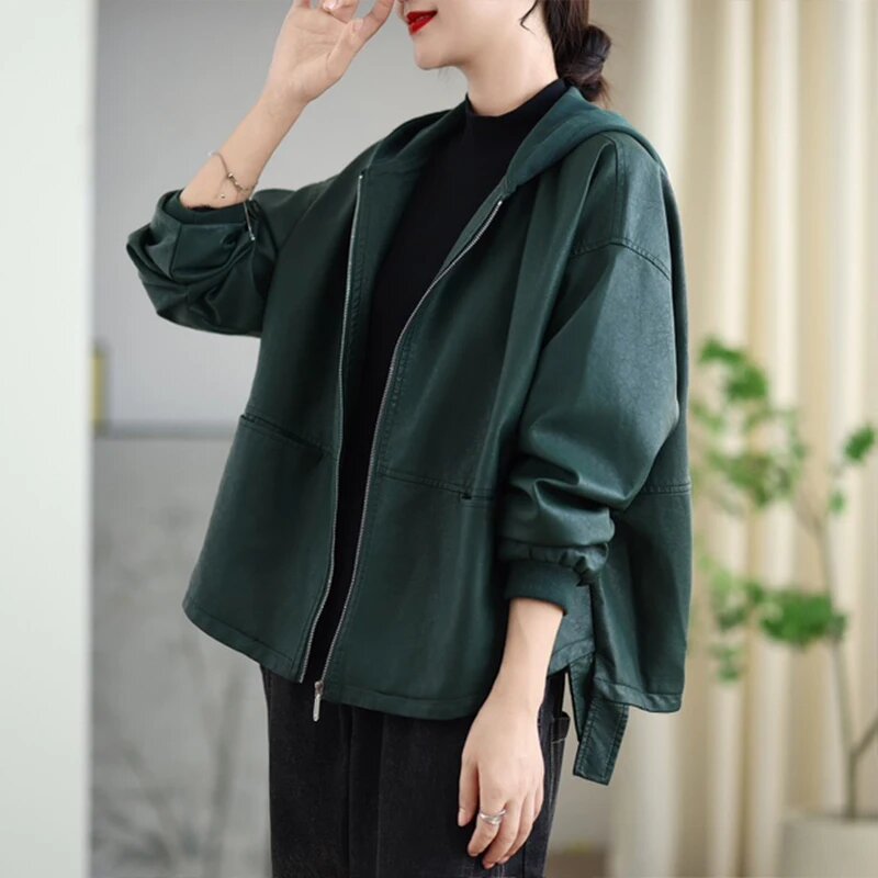 Куртка кожаная