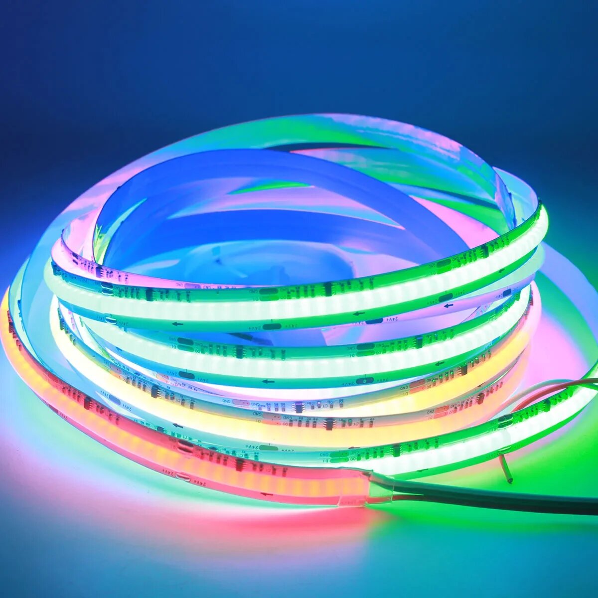 Светодиодная лента WS2811 RGB 5м, 576LEDs, 24V, 10MM PCB