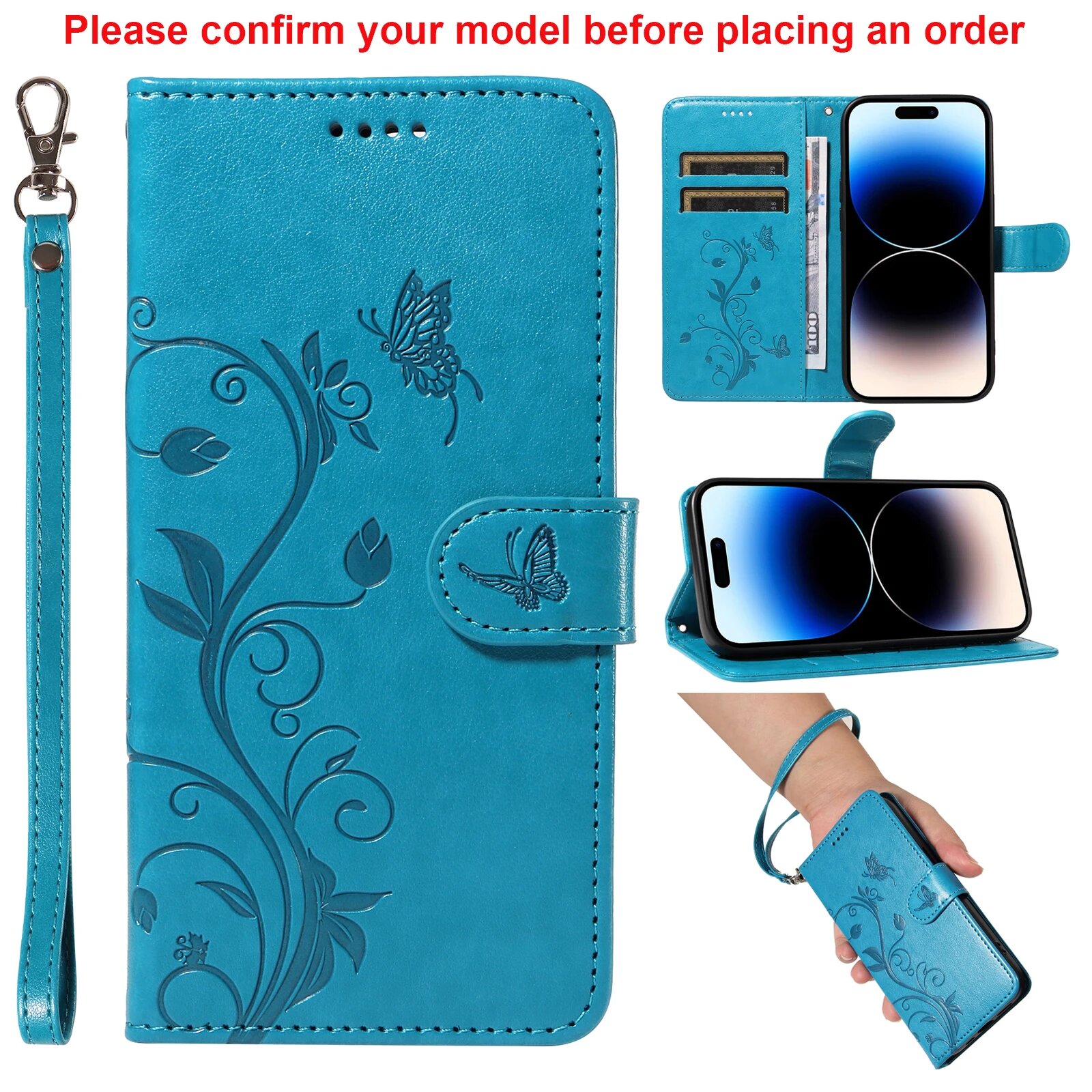 Кожаный чехол-кошелек для телефона Samsung Galaxy S20 Ultra S10 Синий, Blue, Galaxy Note 10 Lite