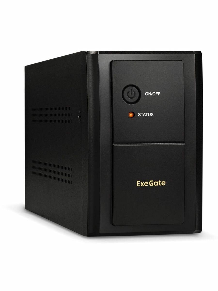 ИБП Источник бесперебойного питания Exegate SpecialPro UNB-2000. LED. AVR. EURO. RJ 1200 Вт, Линейно-интерактивный
