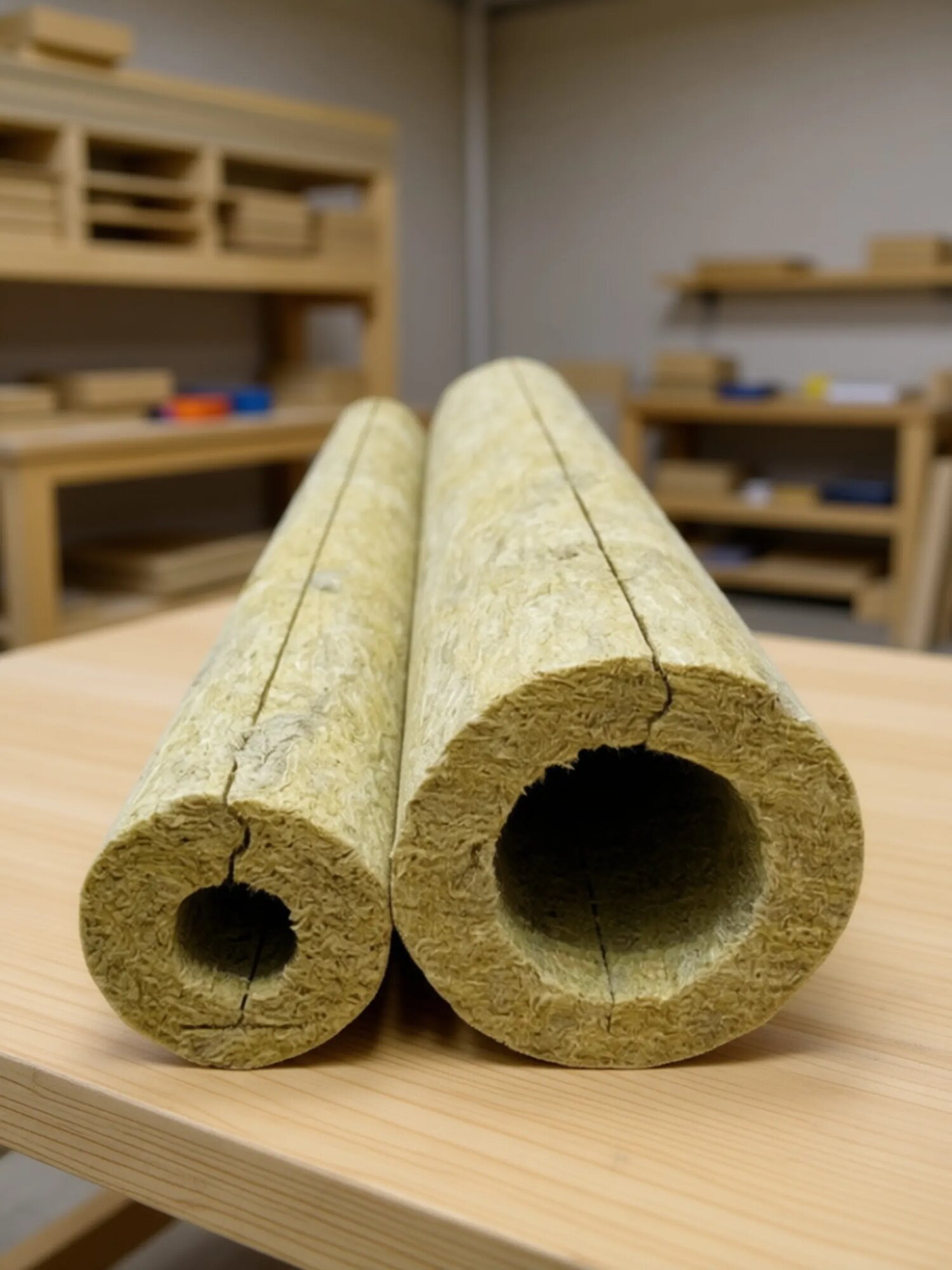 Утеплитель Rockwool без фольги, для трубопроводов 114х40мм, 4 шт