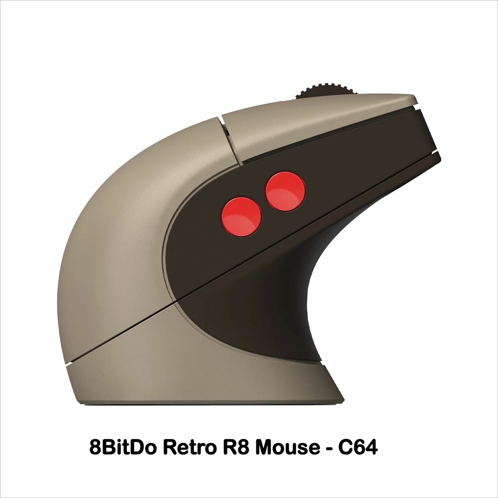 8BitDo Retro R8 Mouse - C64 Подключение Edition Bluetooth LE5.3 Беспроводная игровая мышь 2.4G Игровые аксессуары