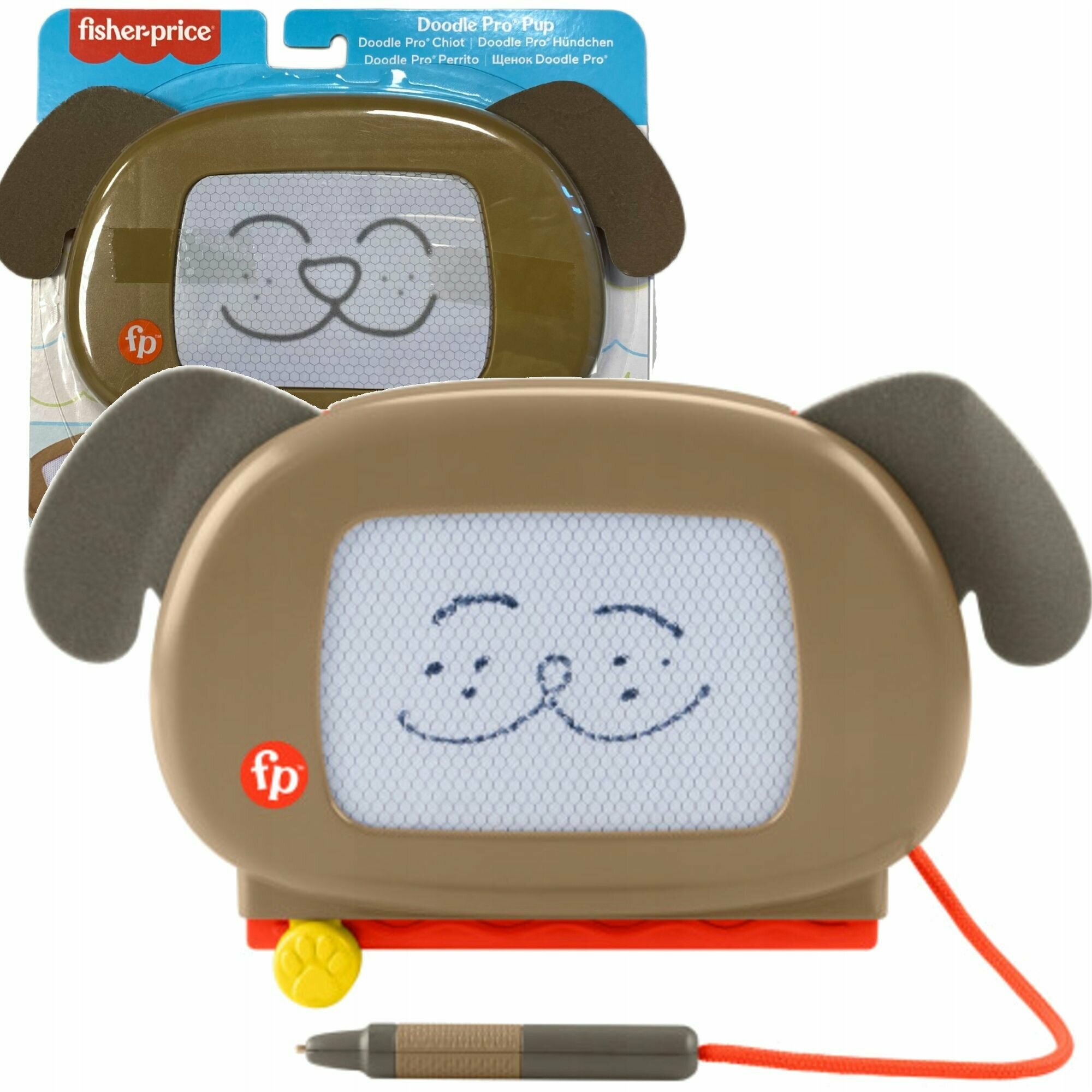 Игровой набор Fisher-Price - Магнитная доска для рисования Doodle Pro Pup в виде собачки - Фишер Прайс HXX57