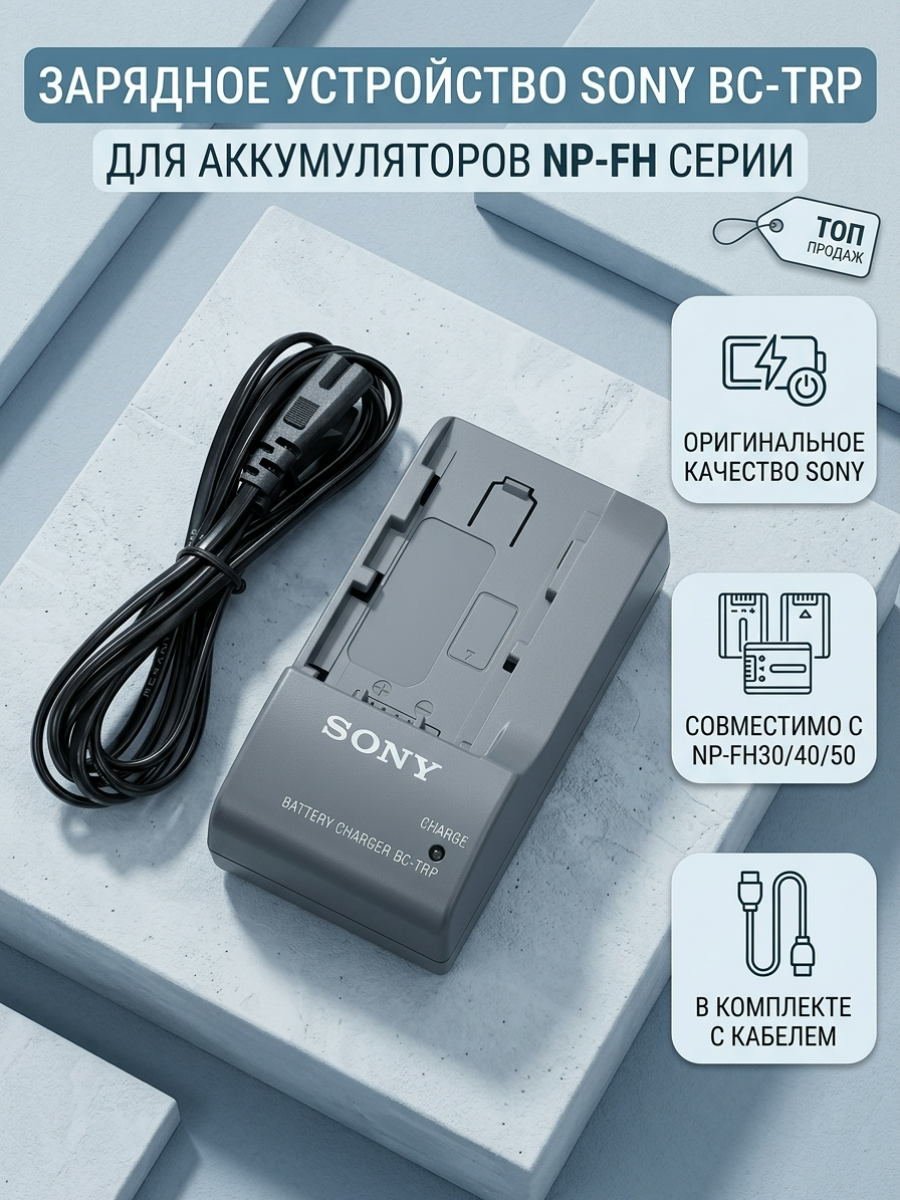 Зарядное устройство Sony BC-TRP для аккумуляторов серии np-fv/fh/fp