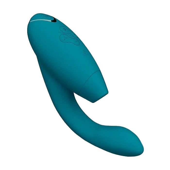 Бесконтактный клиторальный стимулятор «Womanizer Duo 2» бирюзовый