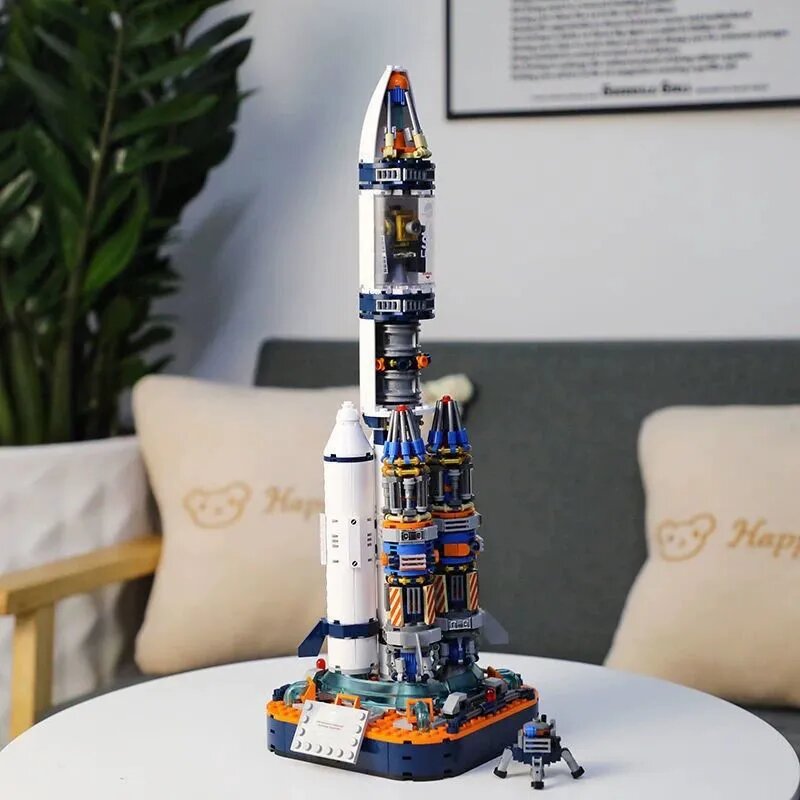 Конструктор JAKI MAKER POP Ракета "Рассвет 5" JK8501, 430 деталей, от 3 лет, пластик — фото 1