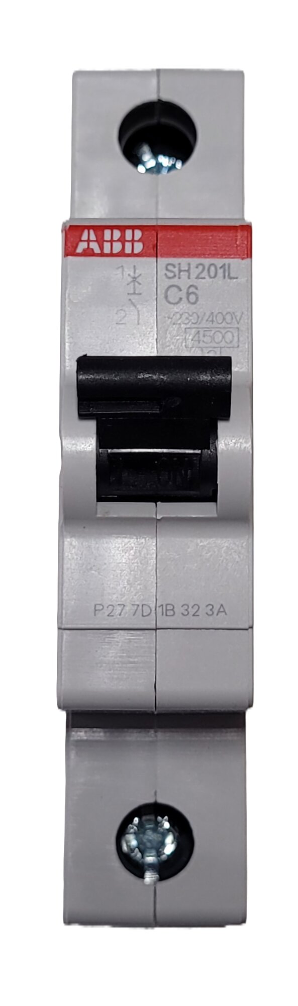Автоматический выключатель ABB SH201, однополюсный, C6А, 6кА