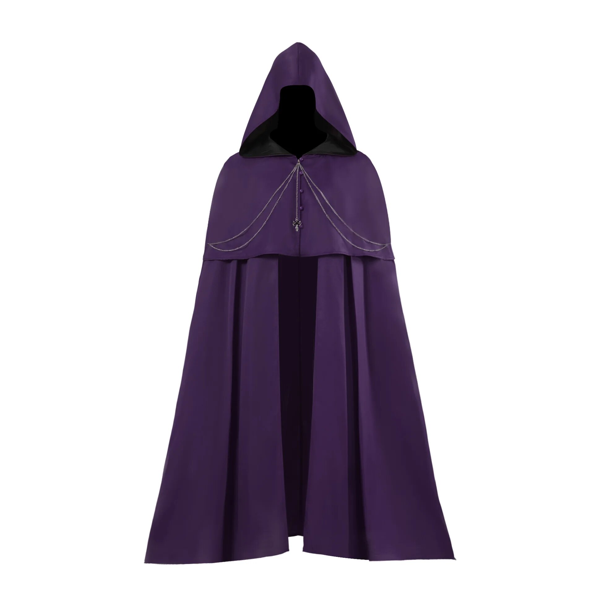 Плащ с капюшоном фиолетовый, Color: PURPLE