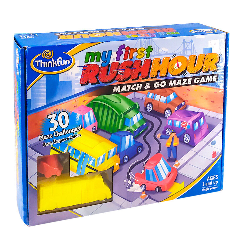 Rush Hour Beginner Edition: Простая головоломка «Дорожная пробка» для юных в пространственном мышлении