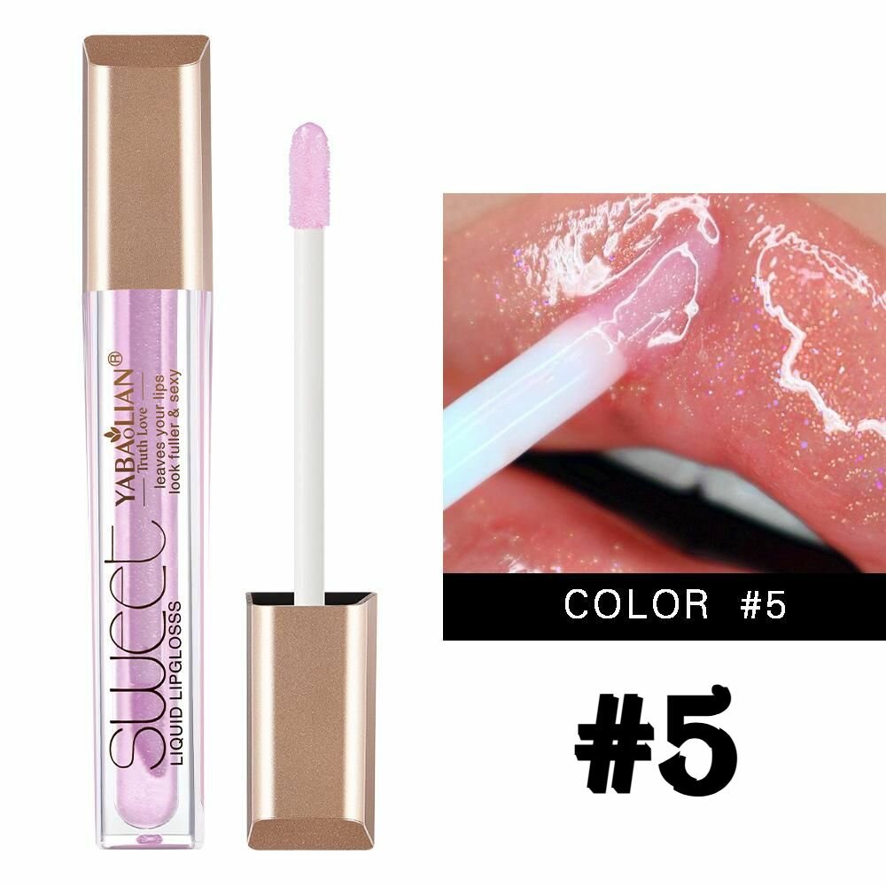 Зеркальная Прозрачная Помада Для Губ, Не Выцветает И Не Оставляет Пятен