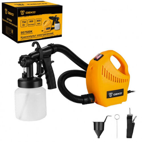 Краскопульт электрический Deko SG750DK, 800 мл, 750Вт (083-1127)