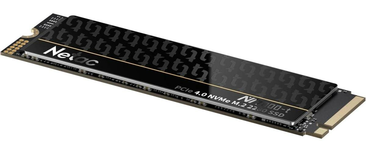 Твердотельный накопитель SSD M.2 4 Tb Netac NV7000-t Read 7300Mb/s Write 6700Mb/s 3D NAND NT01NV7000T-4T0-E4X