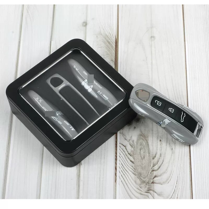 Новая версия дизайн чехла с Жестким Медведем для ключа от Porsche Panamera Cayenne Macan